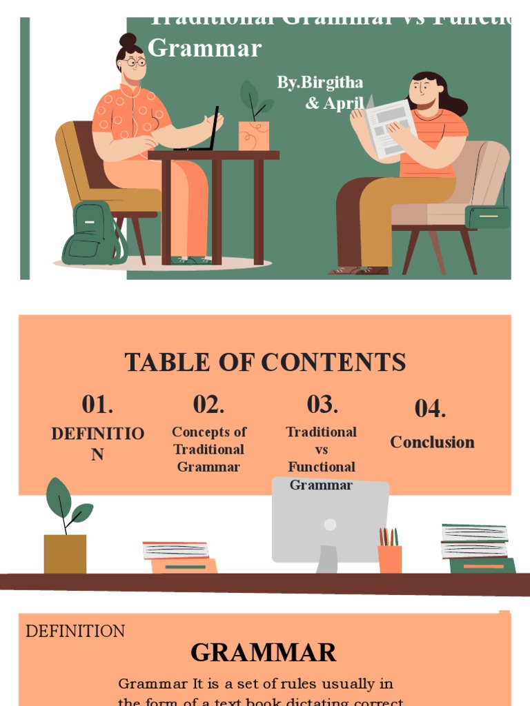 TRADITIONAL GRAMMAR Vs FUNCTIONAL GRAMMAR | PDF | Predicate (Grammar ...