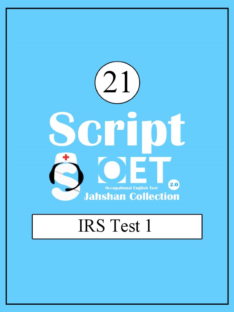 IRS Test 1-Script | PDF