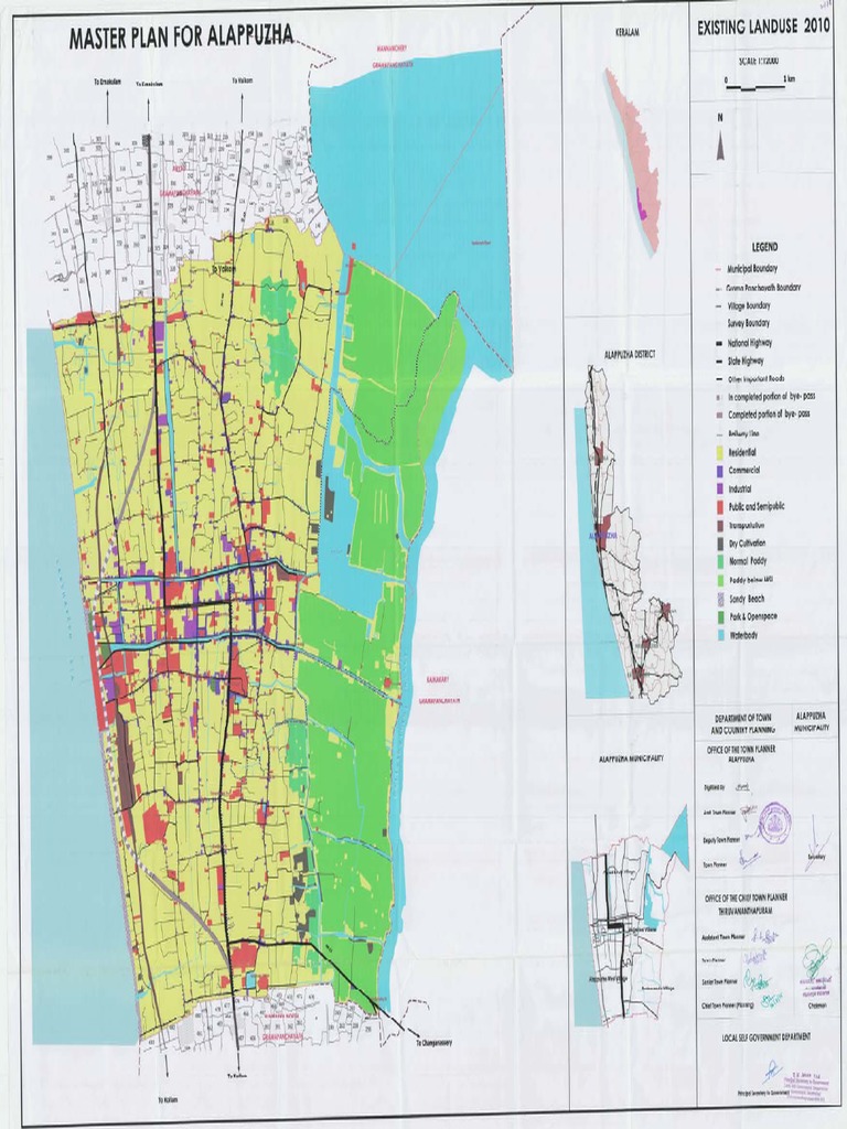 Landuse Map Alappuzha 2010 | PDF