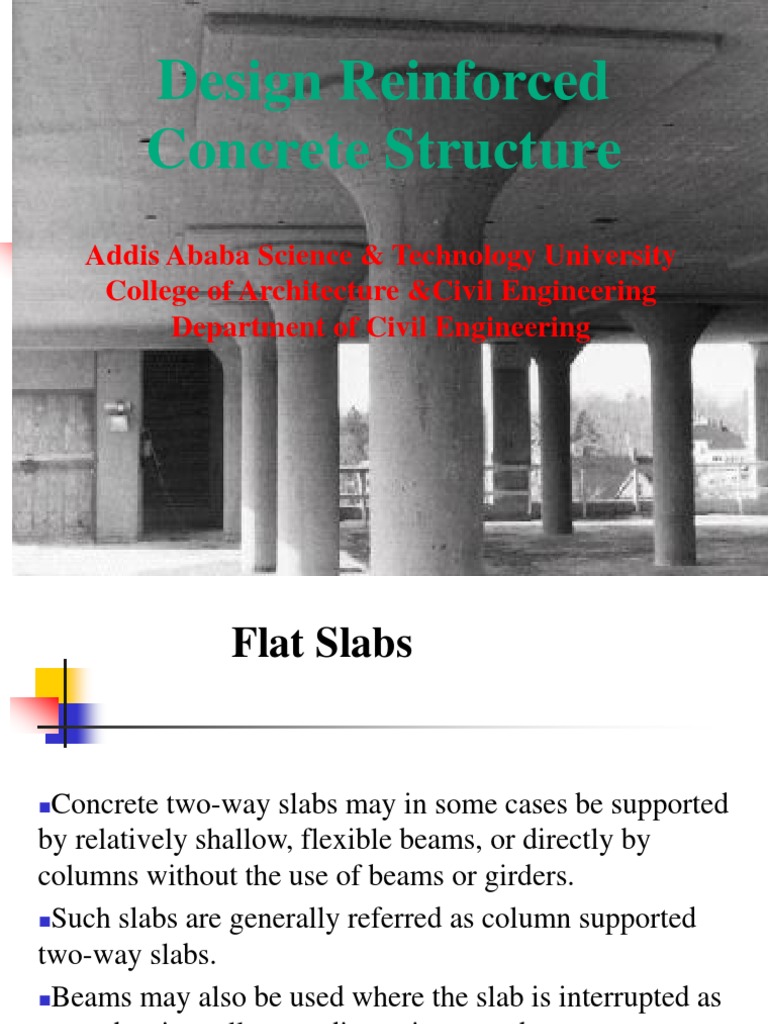 Flat Slab | PDF | Beam (Structure) | Column