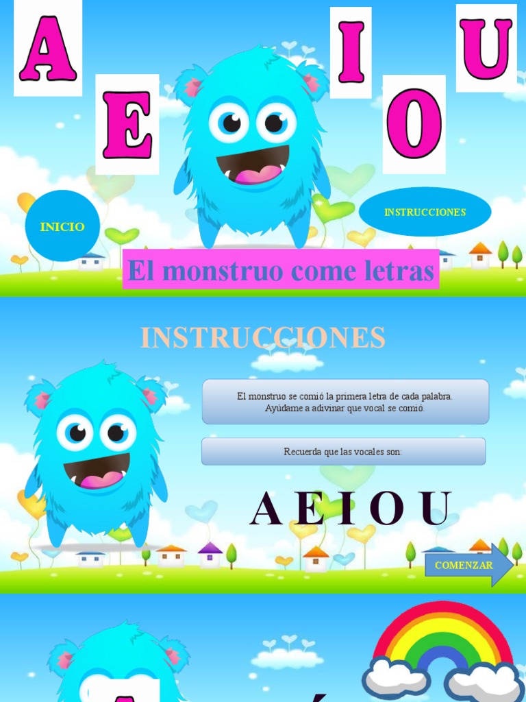 El Monstruo Come Letras | PDF