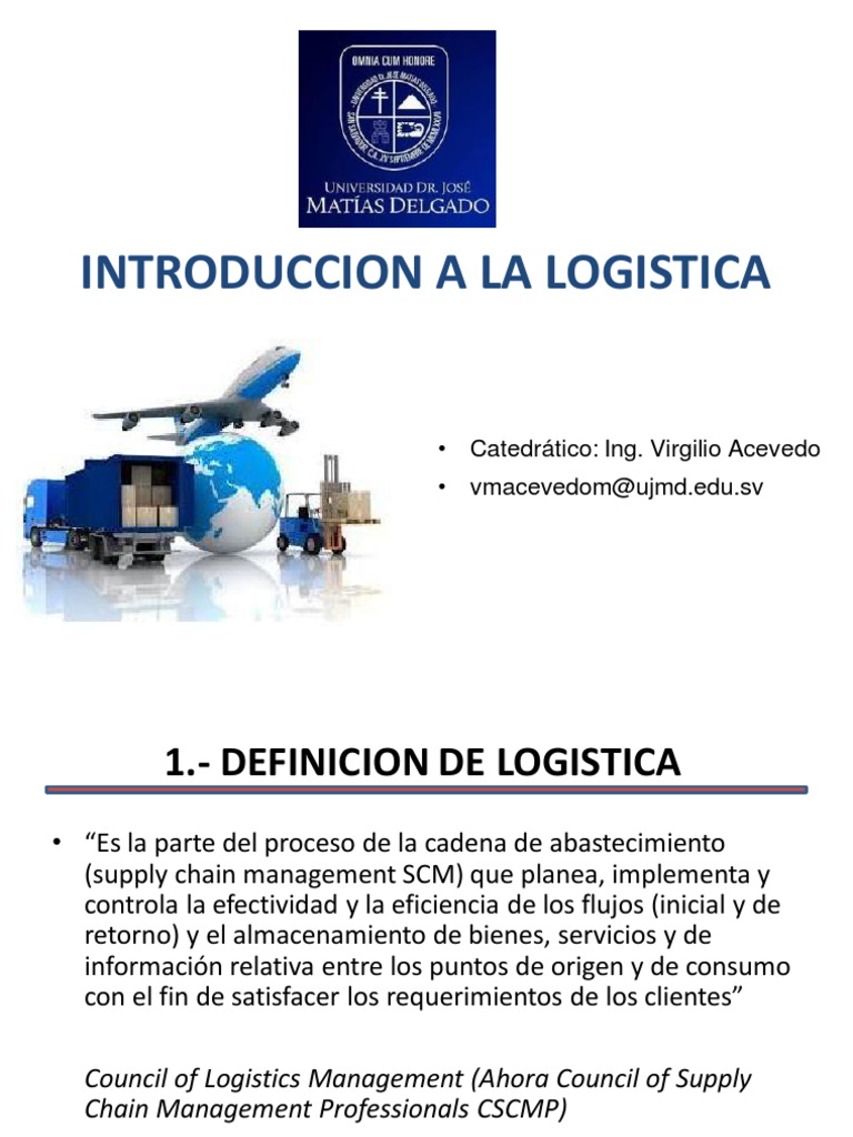 Introduccion A La Logistica PDF | PDF | Logística | Gestión de la cadena de suministro