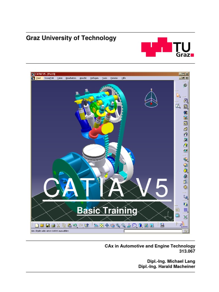 CATIA V5 Basic Training Guide | PDF | Button (Computing) | Software