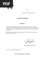 Ejemplos de Certificación Personal | PDF