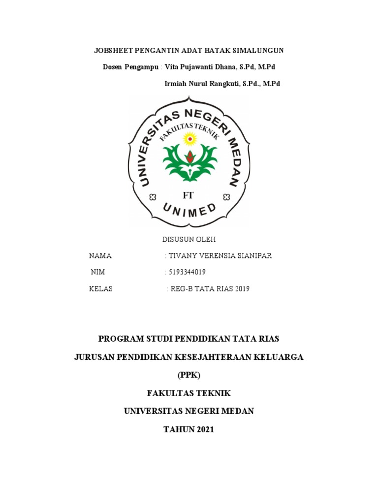 RIAS PENGANTIN ADAT BATAK SIMALUNGUN | PDF