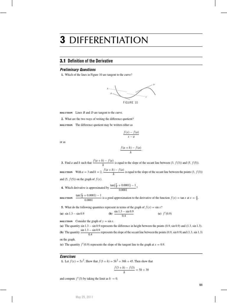 Derivative Concepts and Calculations | PDF | Derivative | Slope