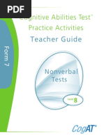 CCAT 7 Guide for Parents | PDF | Test (Assessment) | Education Theory