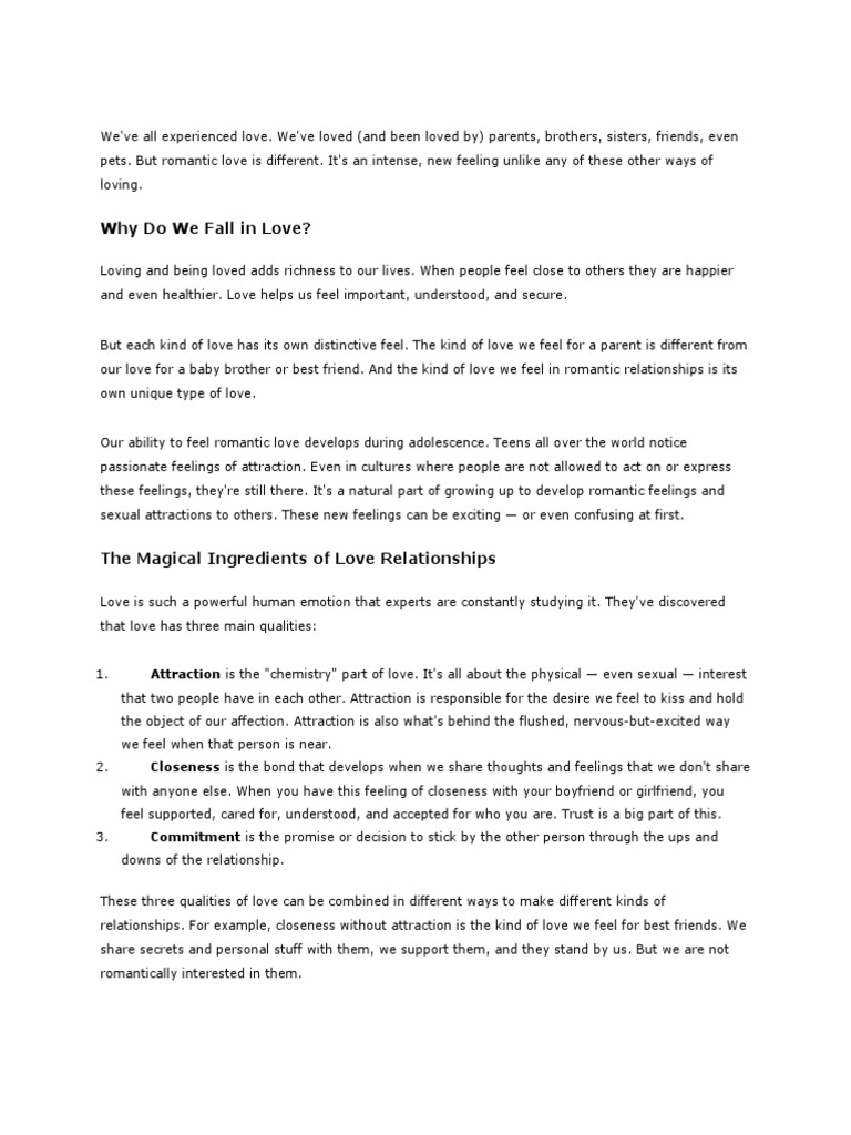 Understanding the Stages and Qualities of Romantic Love: A Guide to ...