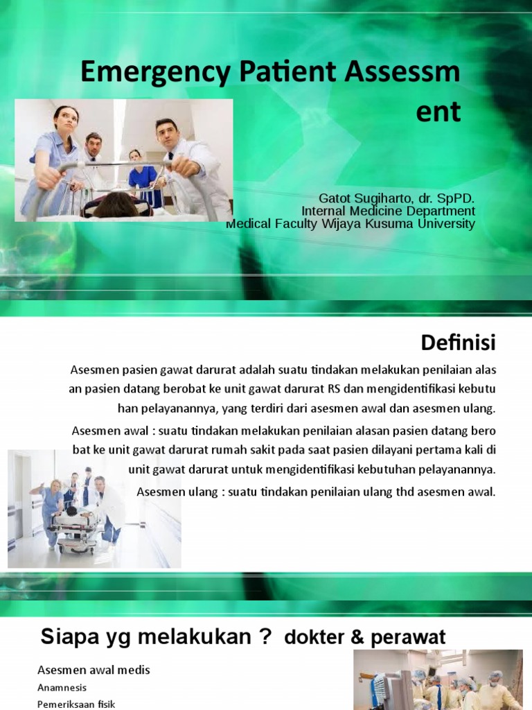Emergency Patient Assessment | PDF