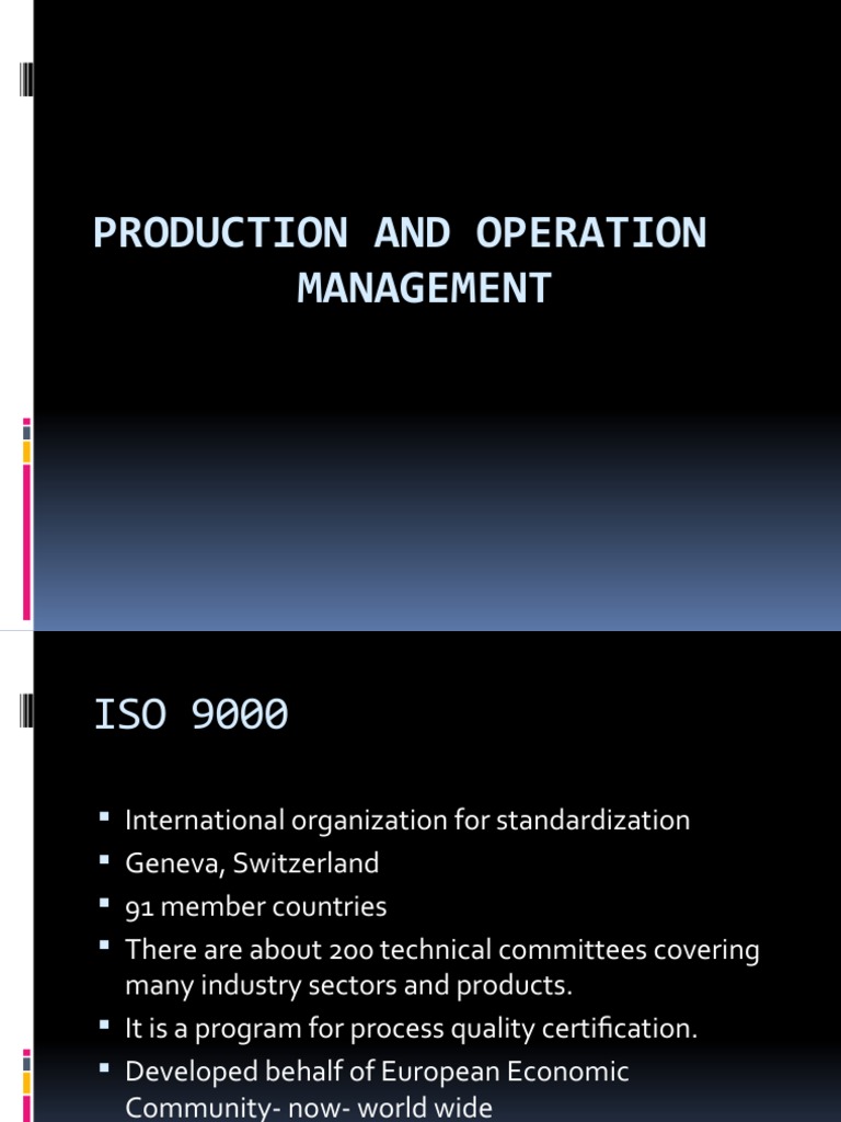 Production And Operation Pdf