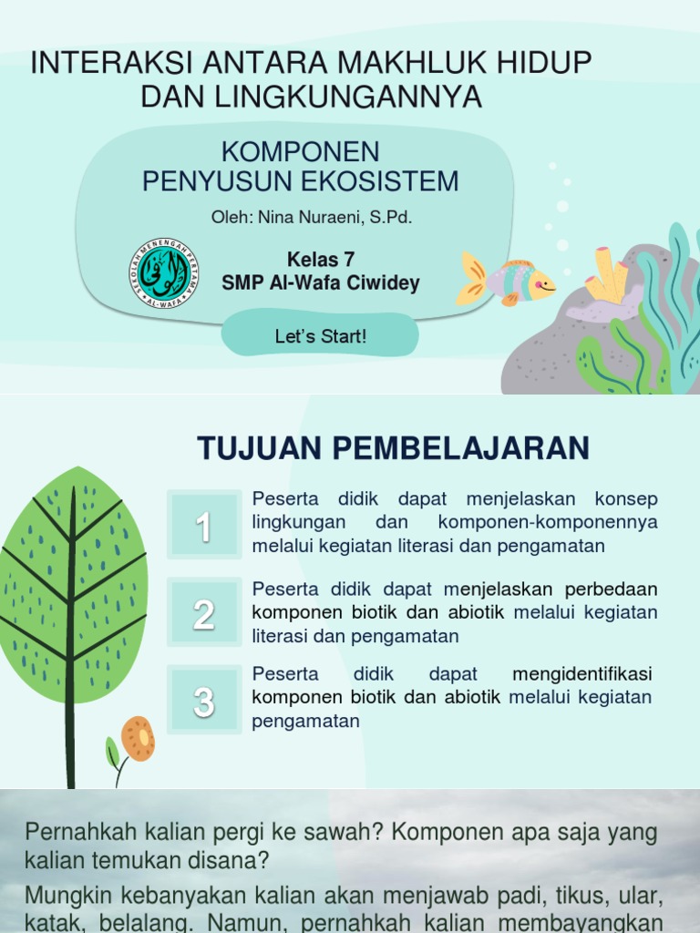 Komponen Penyusun Ekosistem Ipaaaa | PDF