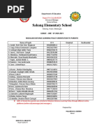 Narrative Report in Reading Remediation | PDF | Cognition | Learning
