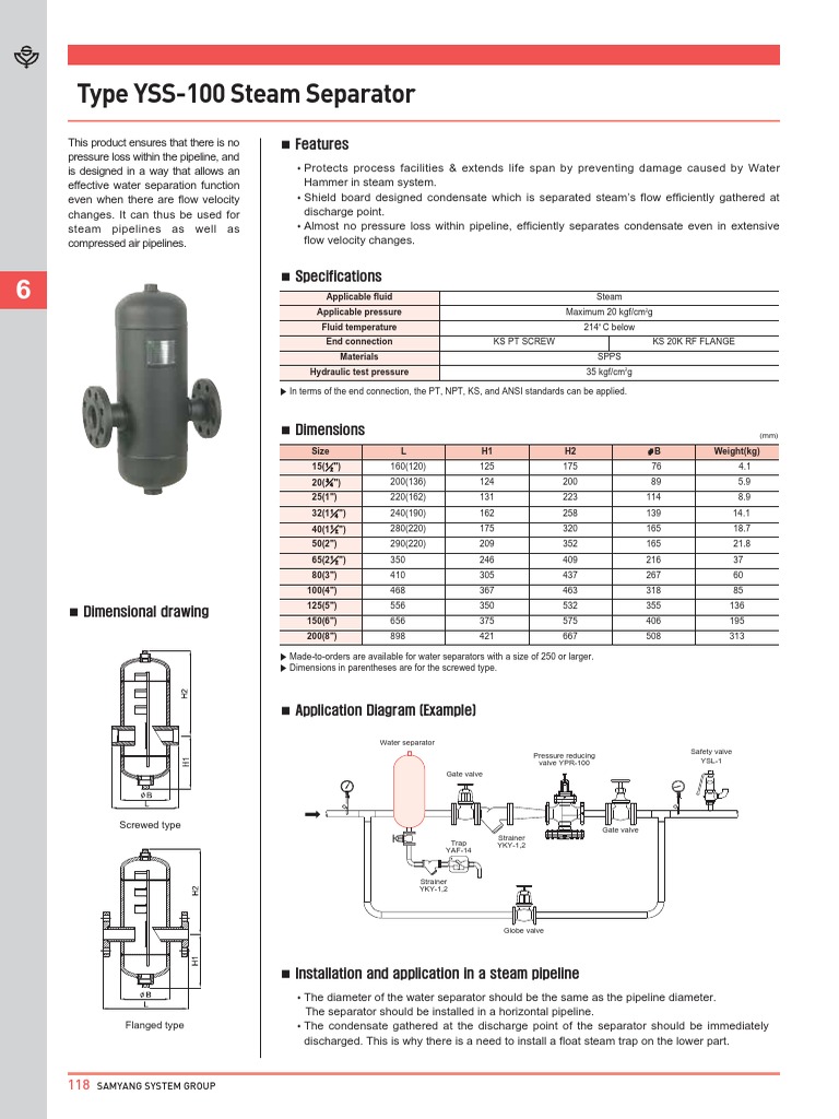 Steam Separator | PDF | Pipeline Transport | Valve