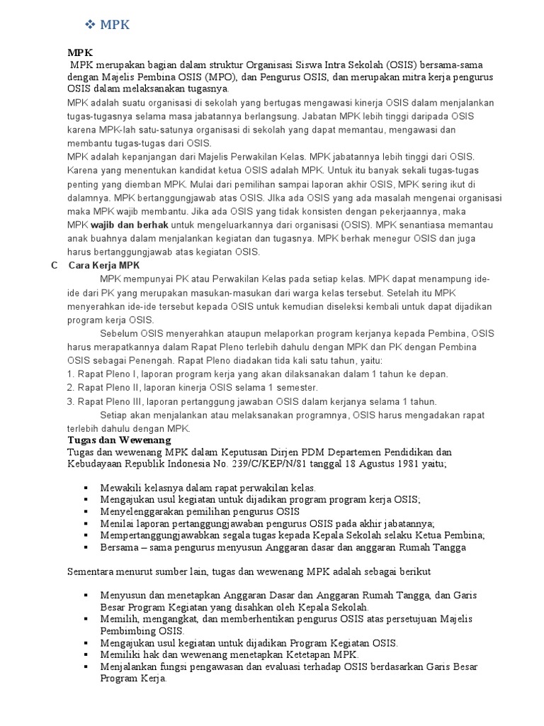 C Cara Kerja MPK | PDF | Karier & Perkembangan | Seni