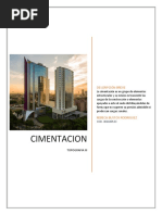 Cimentacion, Columnas, Vigas | PDF | Fundación (Ingeniería) | edificio