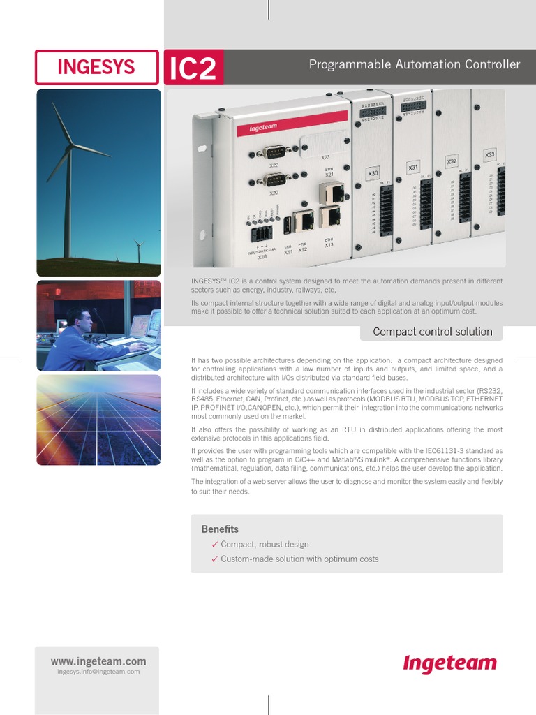 Ingesys: Programmable Automation Controller | PDF | Programmable Logic ...