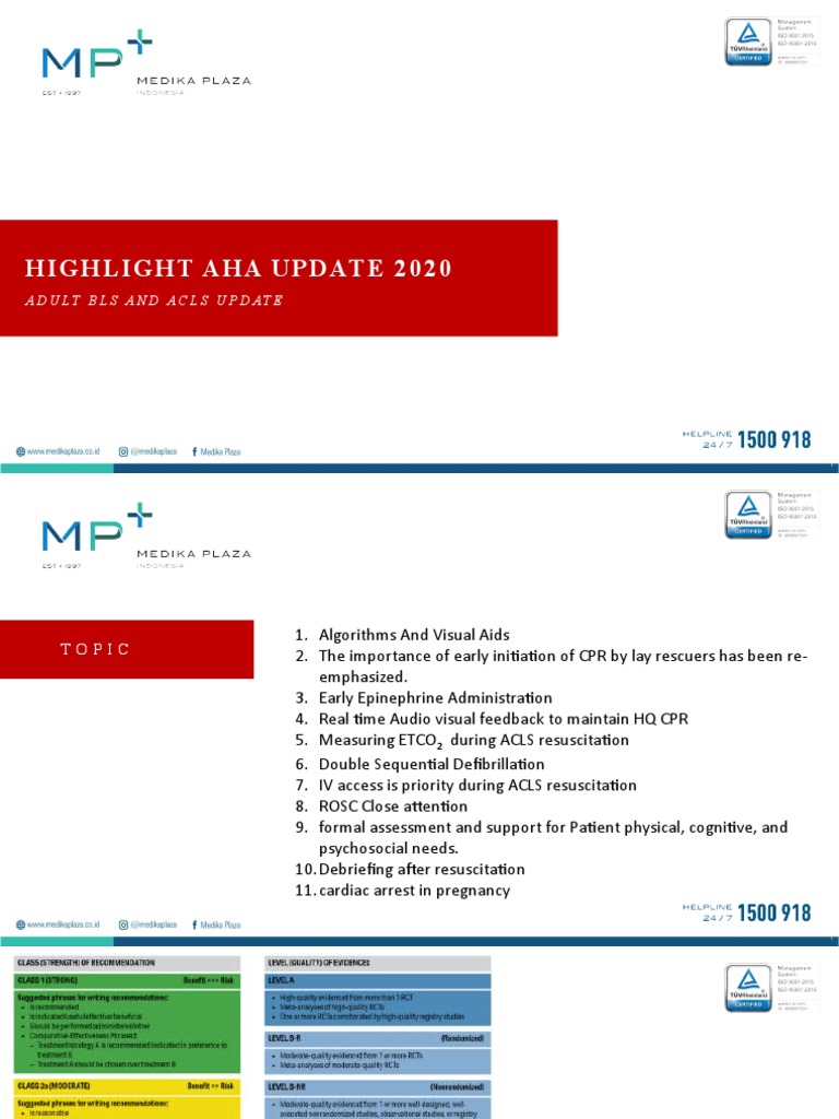 AHA Update 2020 | PDF