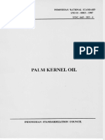 PORAM Standard Specification | PDF | Palm Oil | Liquids