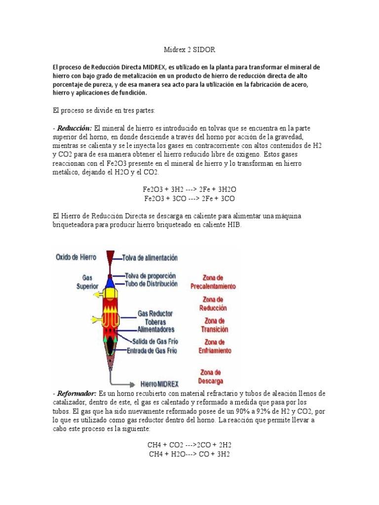 Midrex 2 | PDF | Hierro | Redox