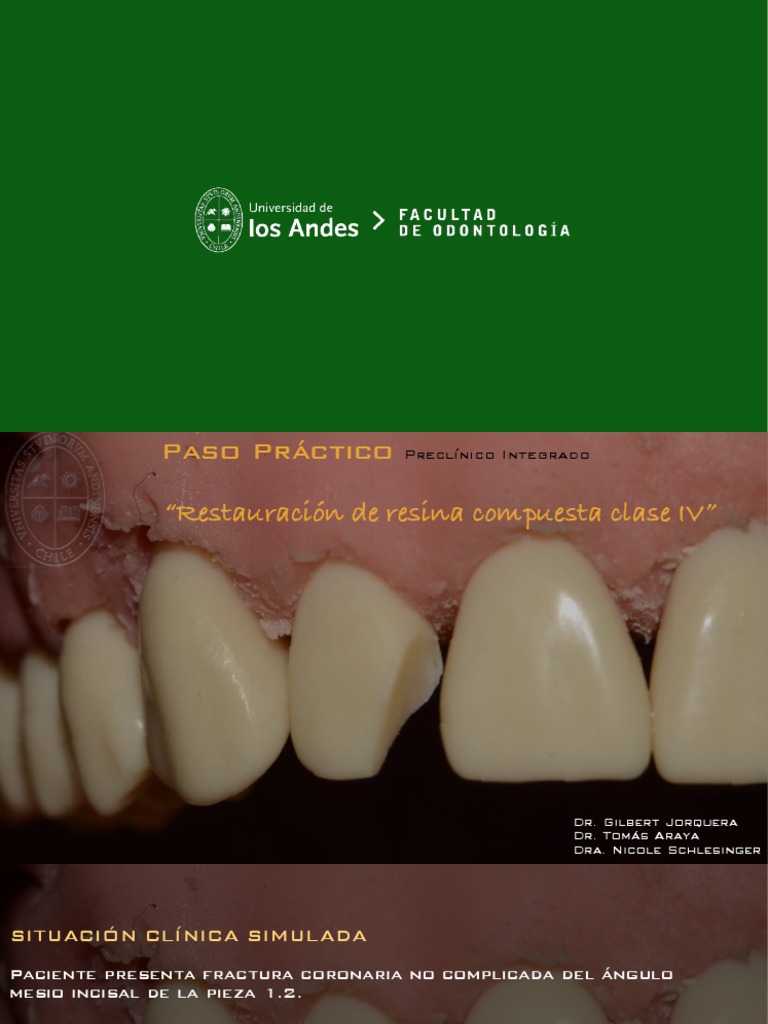Resina Clase IV-ilovepdf-compressed | PDF | Anatomia dental | Materiales