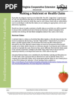 FDA Rounding Rules | PDF | Nutrition Facts Label | Essential Nutrients