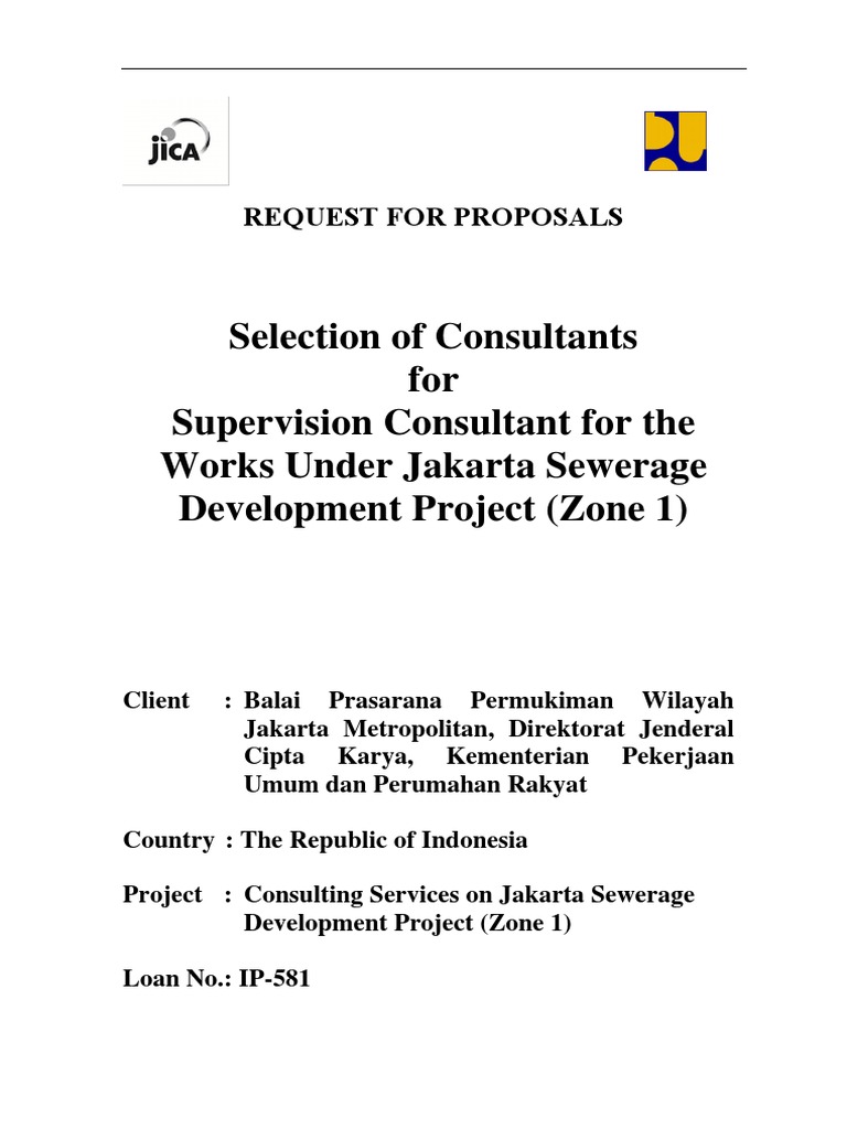 JSDP Zone 1 - Request For Proposal (RFP) | PDF | Partnership | Joint Venture