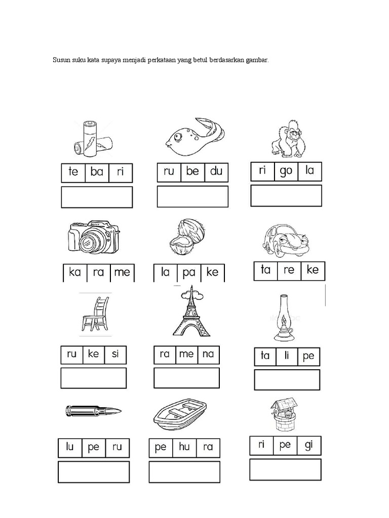 Susun Suku Kata | PDF