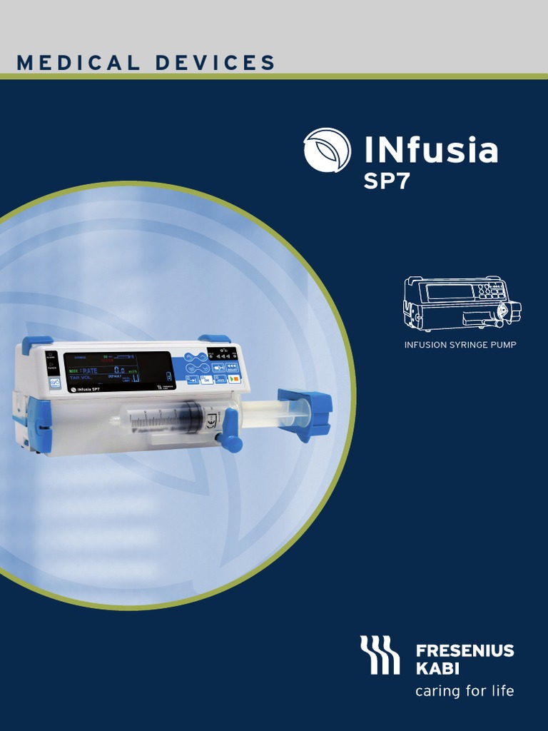 Fresenius Kabi Infusia sp7 Syringe Pump | PDF | Syringe | Intravenous ...