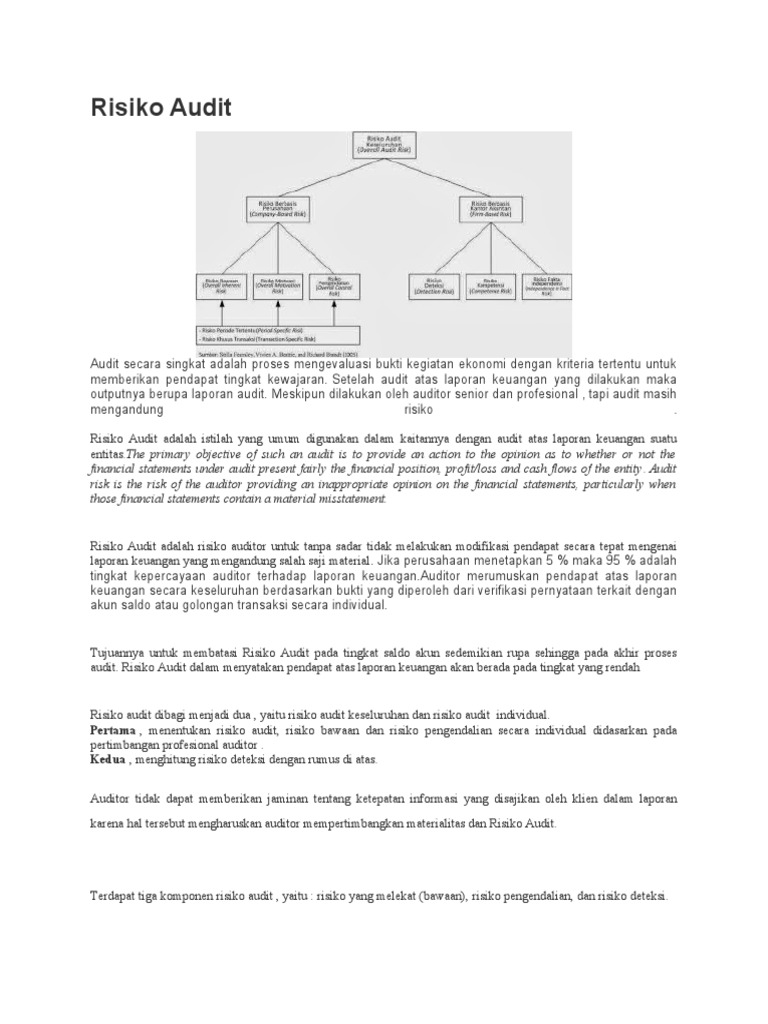 Rumus Risiko Audit dan Penjelasannya | PDF