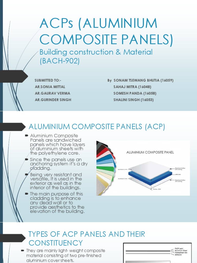 Acp Panels | PDF | Materials | Building Engineering