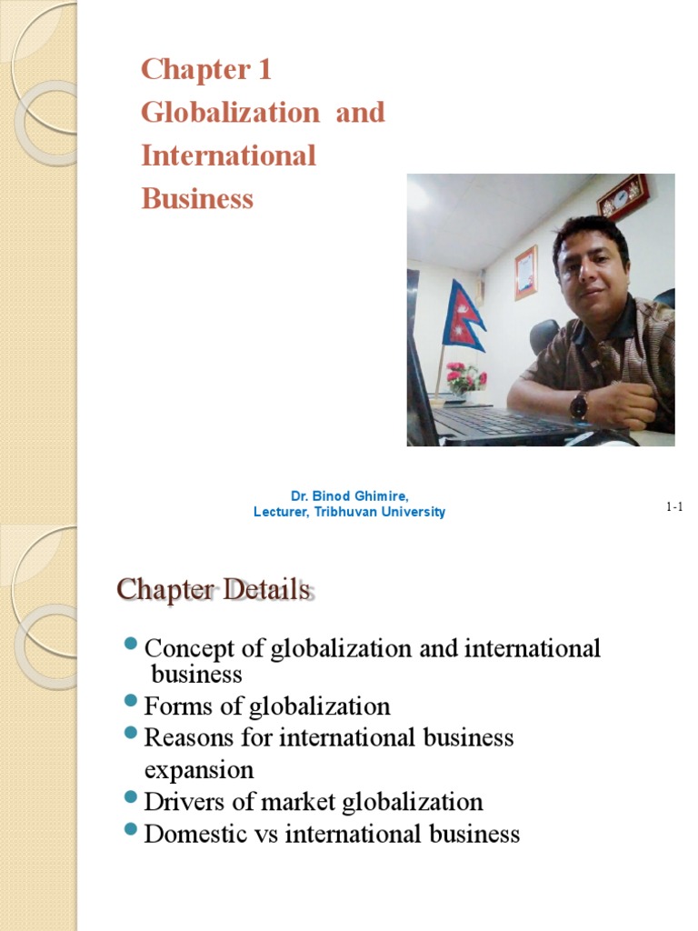 Understanding Globalization and International Business: An Overview of ...