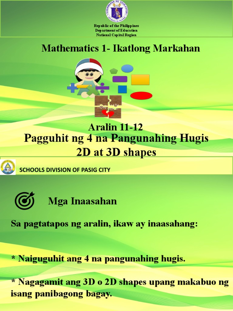 Math1-Q3-VL11 Adn 12 | PDF
