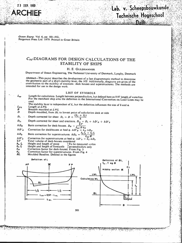 Diagram Prohaska by Guldhammer | PDF | Watercraft | Ships