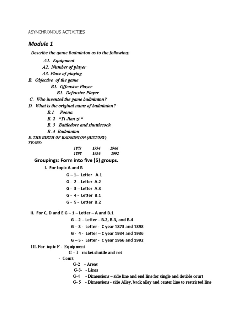 Module 1 Pathfit 3 With Rubric | PDF
