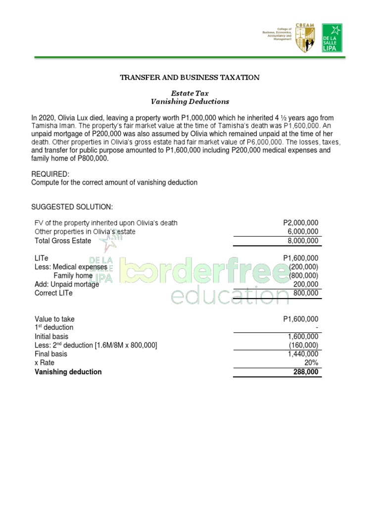 BUS-TAX M1Exer3 | PDF