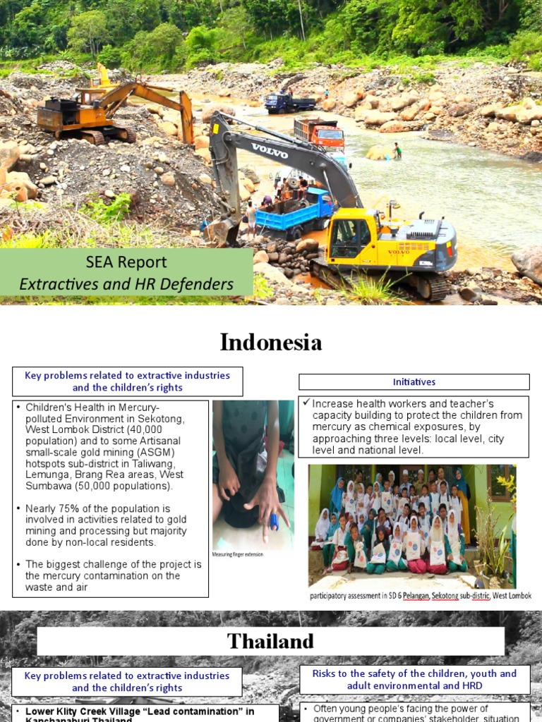 SEA Report SEA Report: Extractives and HR Defenders Extractives and HR ...