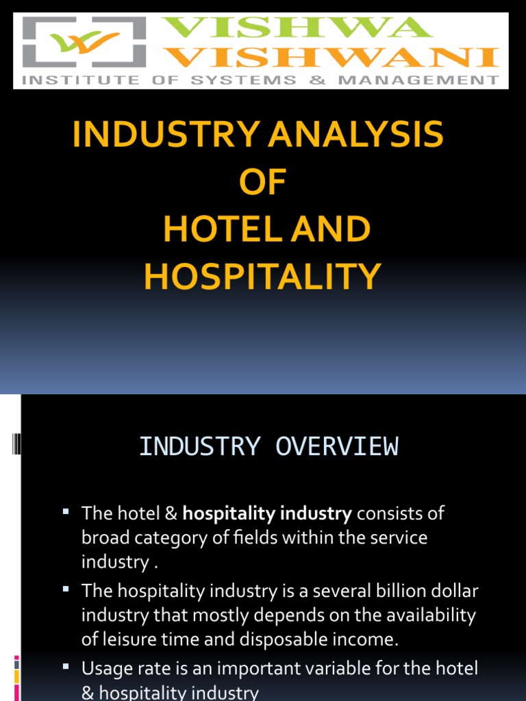 Industry Analysis OF Hotel and Hospitality | PDF | Hotel | Marriott ...