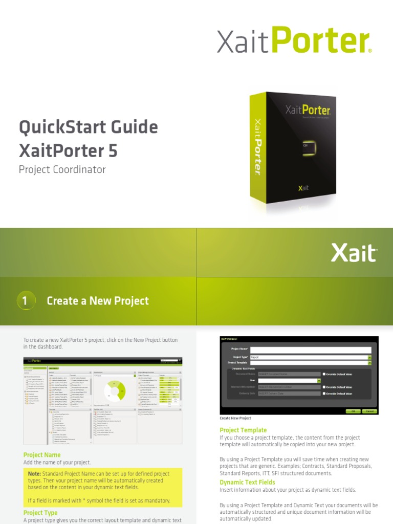 Quick Start Guide - Project Coordinator | PDF | Page Layout | Computer Science