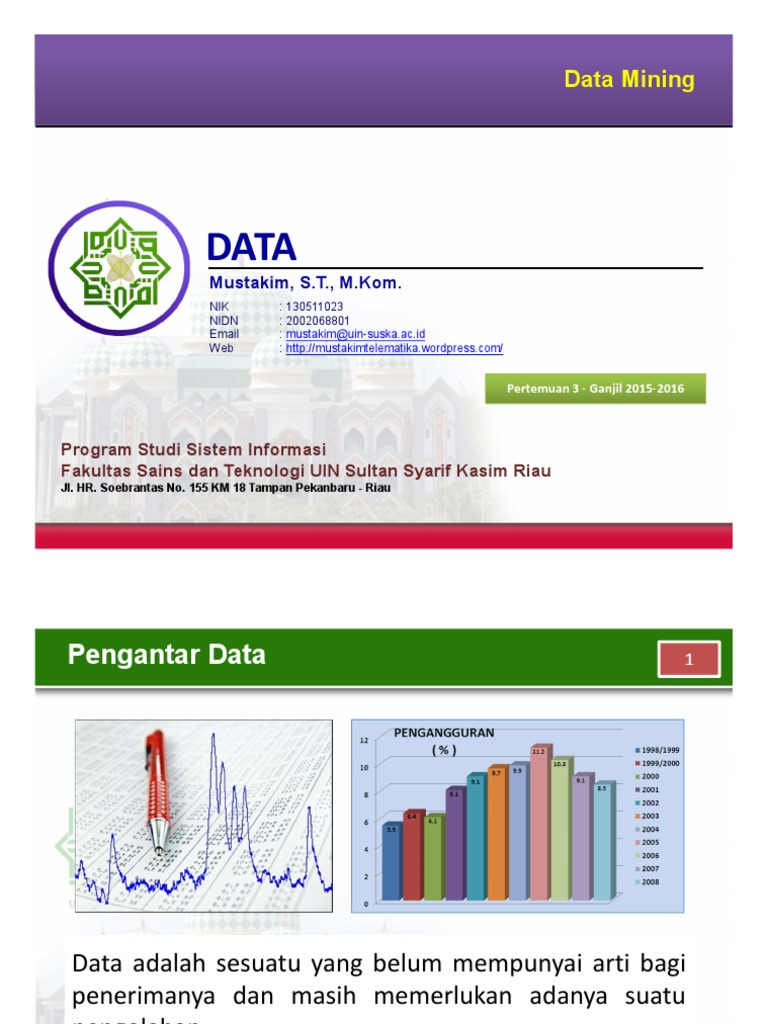 Tipe dan Contoh Data dalam Data Mining | PDF