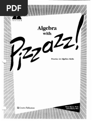 Algebra With Pizzazz 155 Answer ELL Math – 35 Weeks In | Mathy