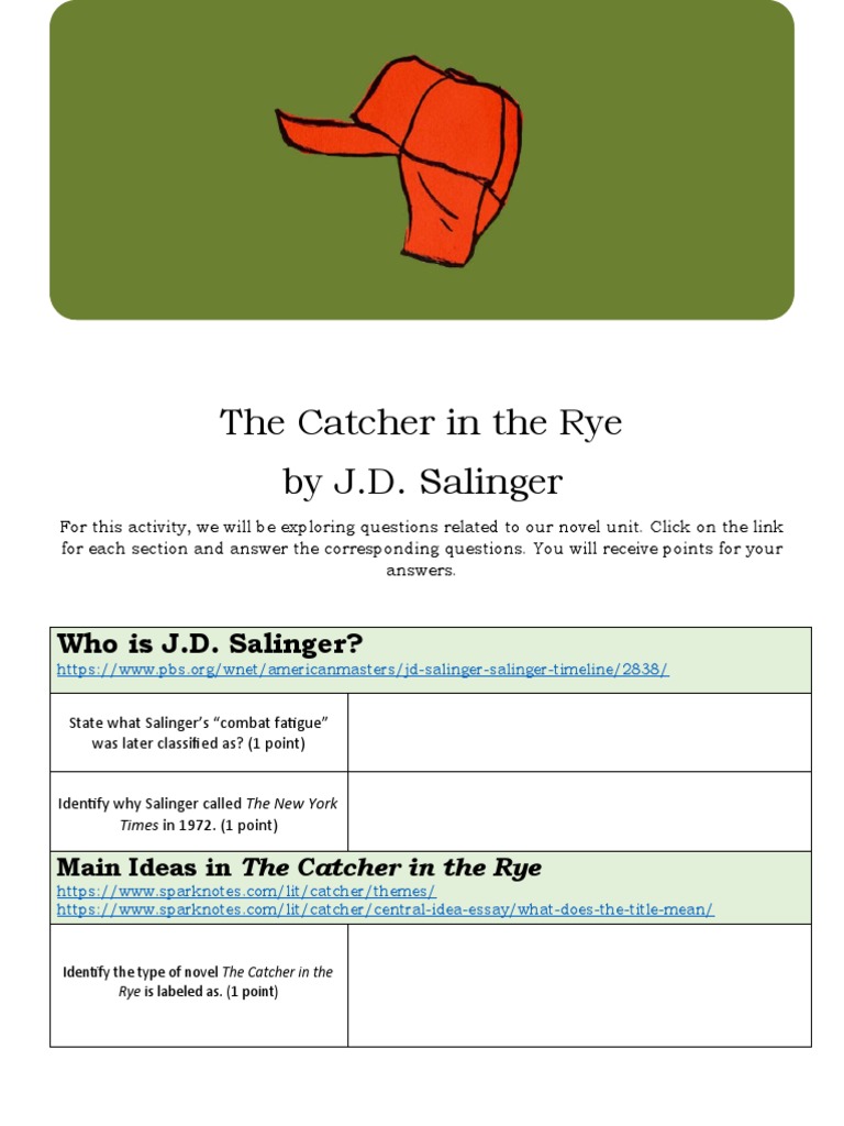 The Catcher in The Rye | PDF