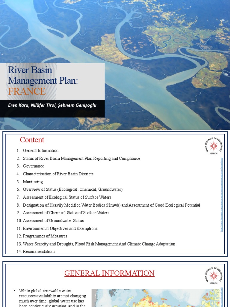 River Basin Management Plan:: France | PDF | Water Scarcity | Groundwater