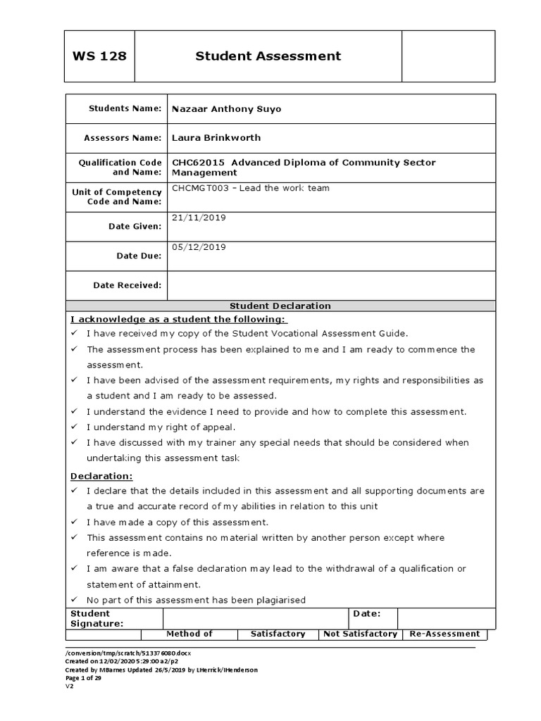 LEAD THE WORK TEAM Edited | PDF | Mentorship | Competence (Human Resources)