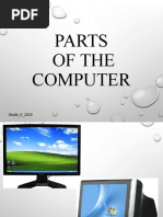 Parts and Functions of The Keyboard | PDF | Computer Keyboard | Input/Output