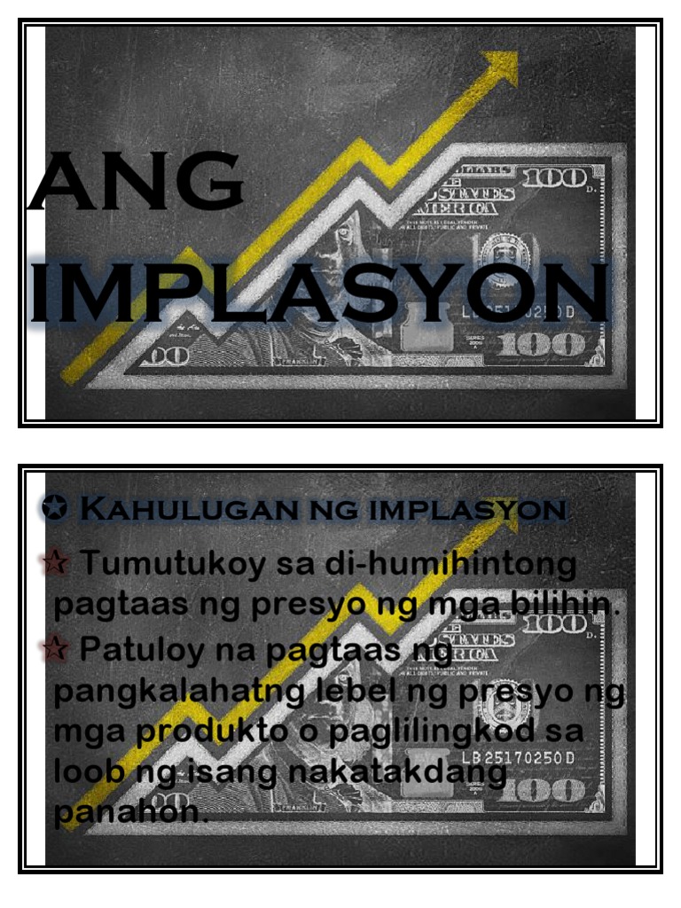 Ang Implasyon | PDF