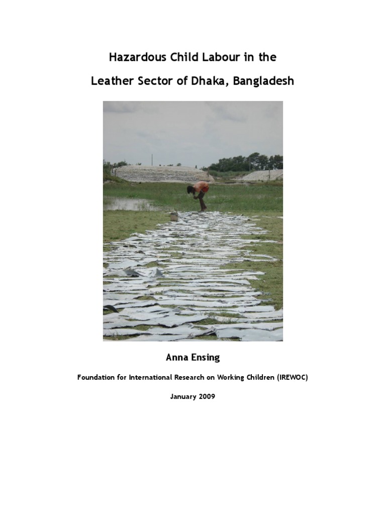 Child Labour in Leather Industry | PDF | International Labour ...