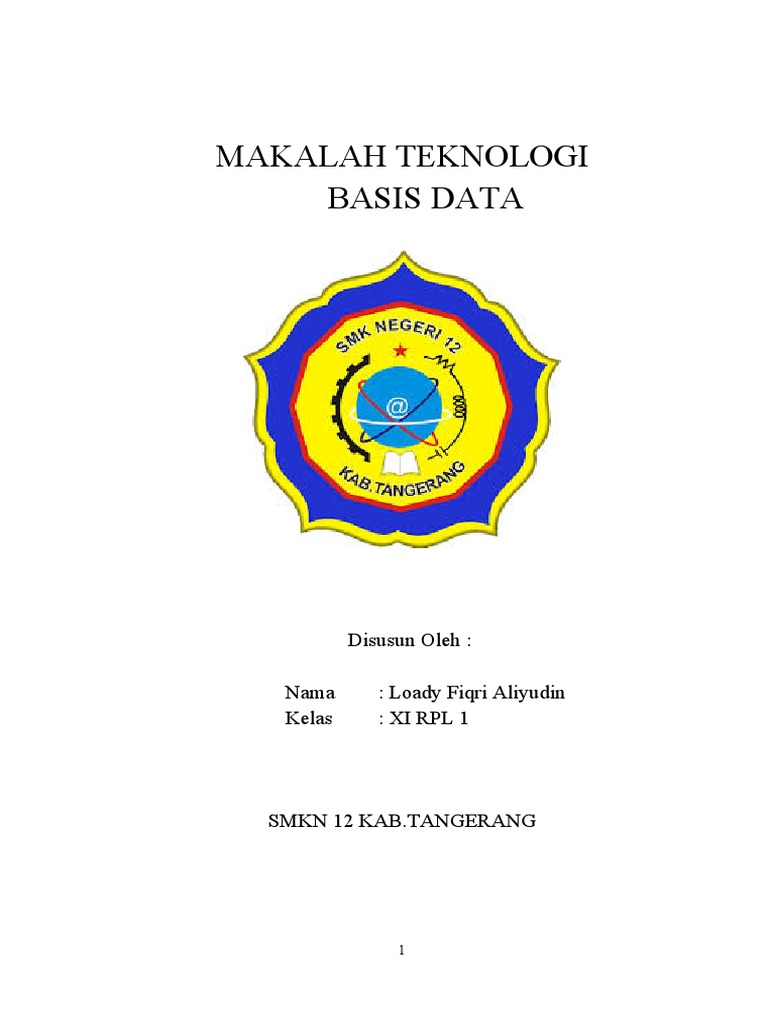 Loady Makalah Basis Data | PDF