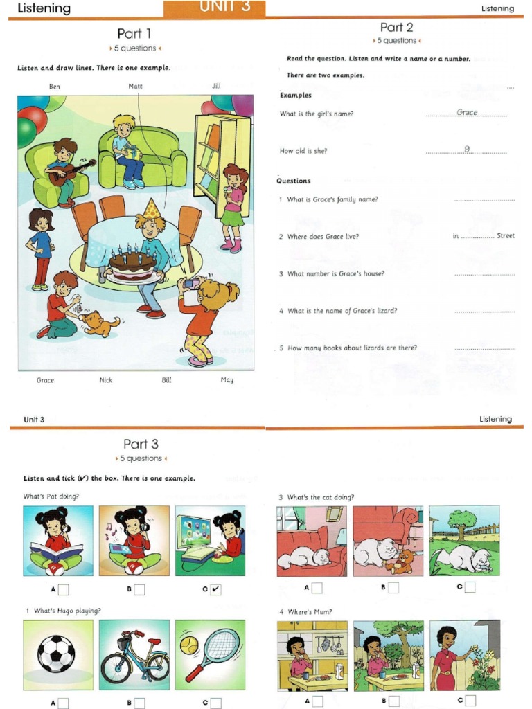 Skills Builders For 2018-Starters 1-3 | PDF