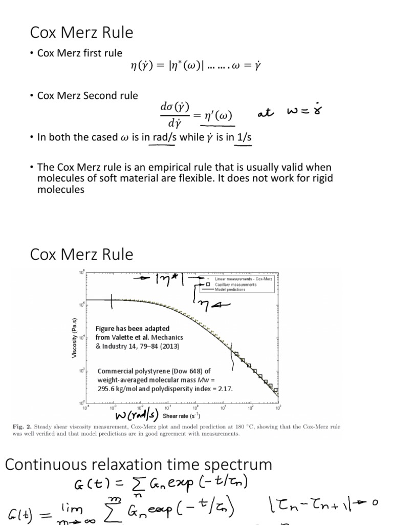 Lec 18 Continuous Relaxation Time Spectrum - 0 | PDF | Young's Modulus ...