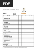Daily Inspection Checklist For Diesel Tanker | PDF